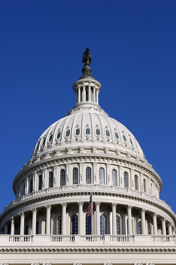 Koepel Van Het Capitool Van De V.S. Stock Afbeelding - Image of ...