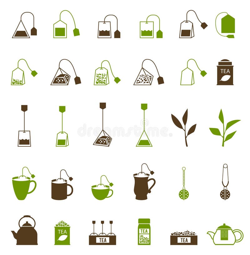 Koffie En Thee Pictogram Stock Illustrations, Vectors, & Clipart ...