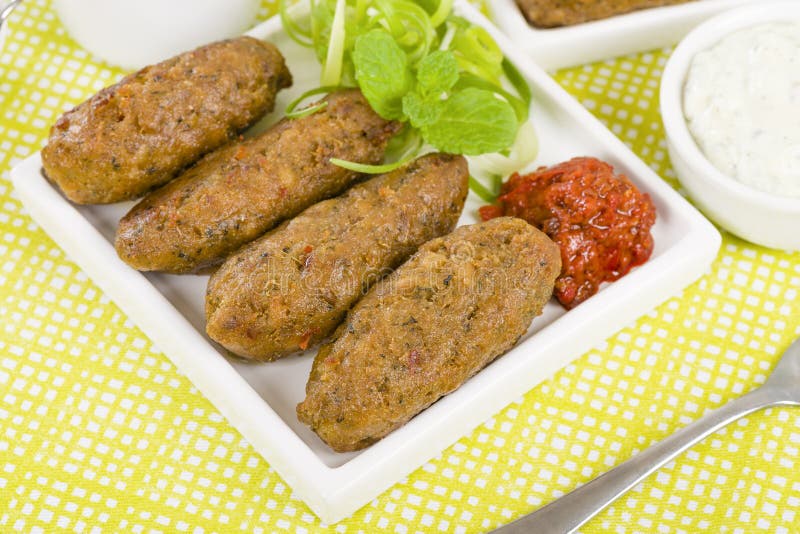 Koftas stock image. Image of barbecue, chicken, eastern - 50527707