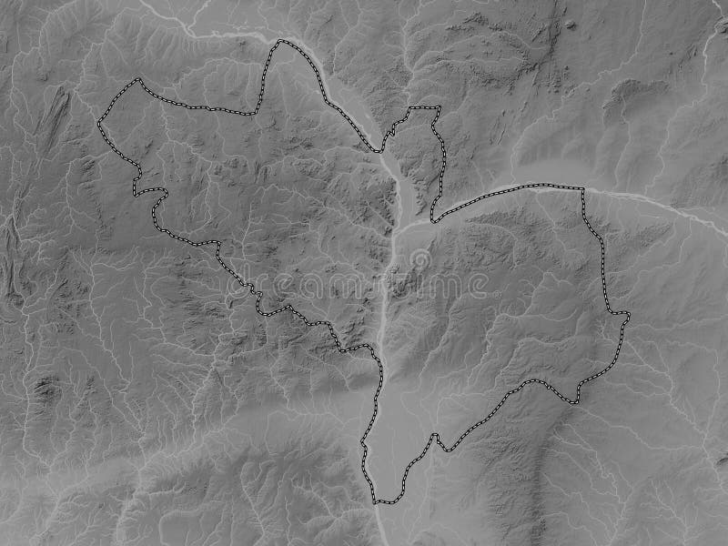 Kogi, Nigeria. Grayscale. No Legend Stock Illustration - Illustration ...