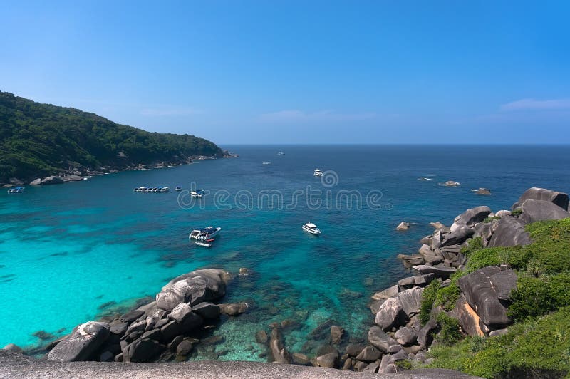 Koh Eight, Similan Thailand Stock Image - Image of park, destination ...