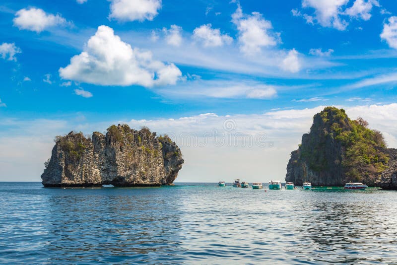 Koh Haa Islands, Thailand stock image. Image of landscape - 261911617