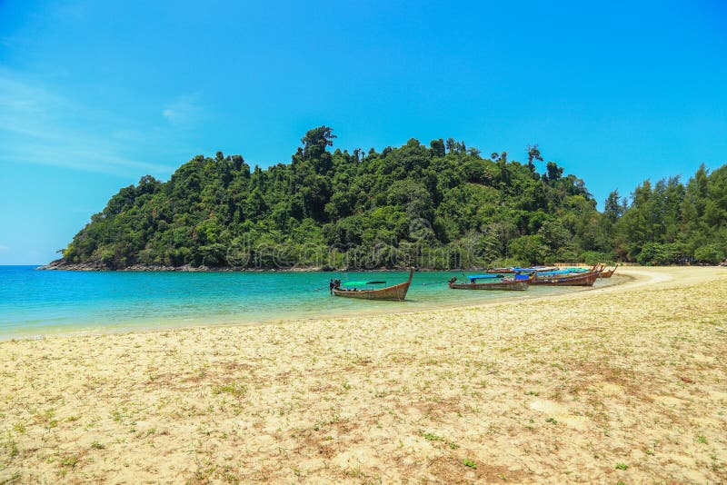 Koh Kam Tok Ranong stock image. Image of mountin, bright - 94906863