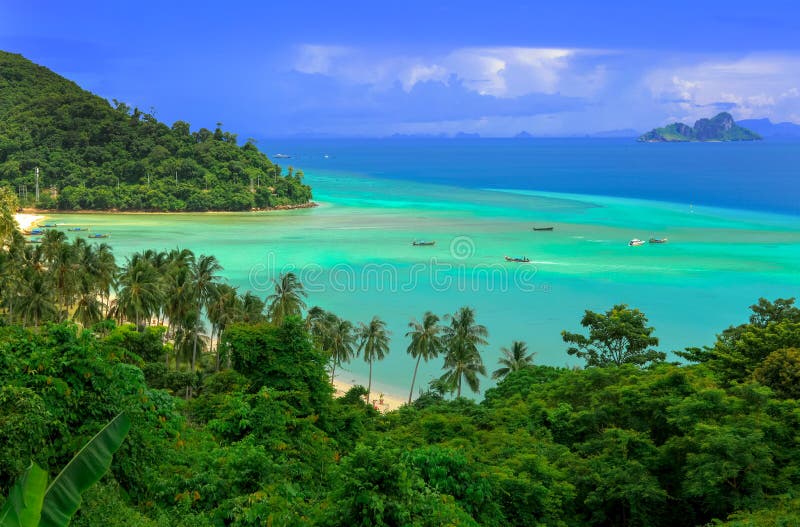 Koh Phi Phi Don, Thailand stock photo. Image of seascape - 116445864