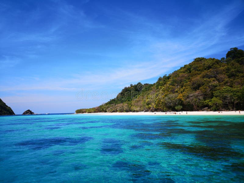 Koh rok thailand stock image. Image of thailand, sand - 141242709