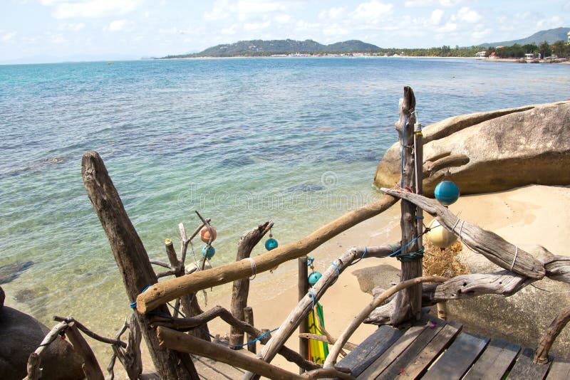 Koh Samui, Rock Bar Beach stock photo. Image of outlook - 52548118