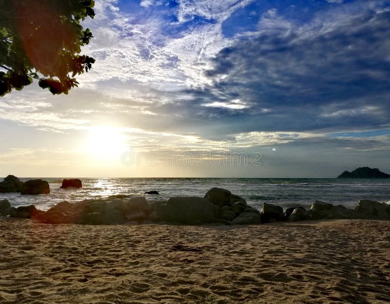 Koh Tao stock image. Image of sunrise, morning, beautiful - 155273391