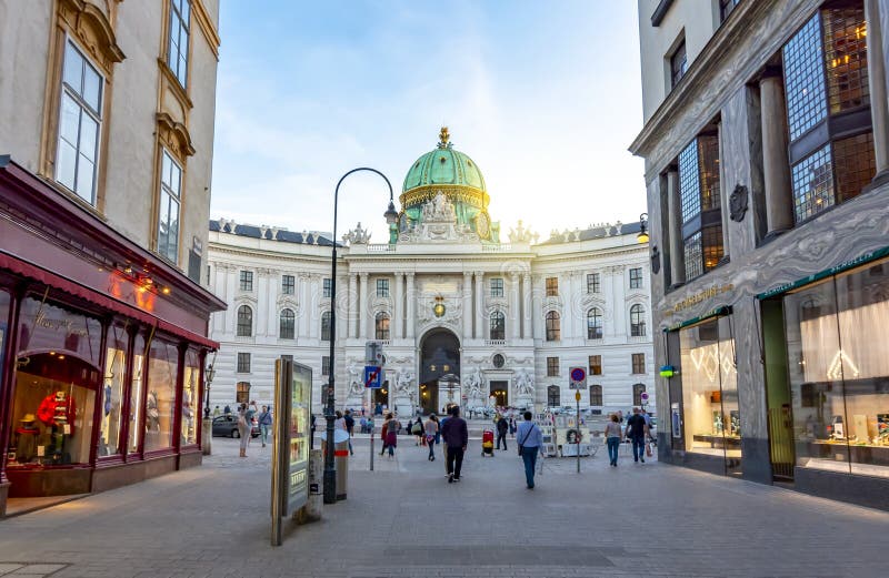 Kohlmarkt Street in Center of Vienna, Austria Editorial Stock Image ...