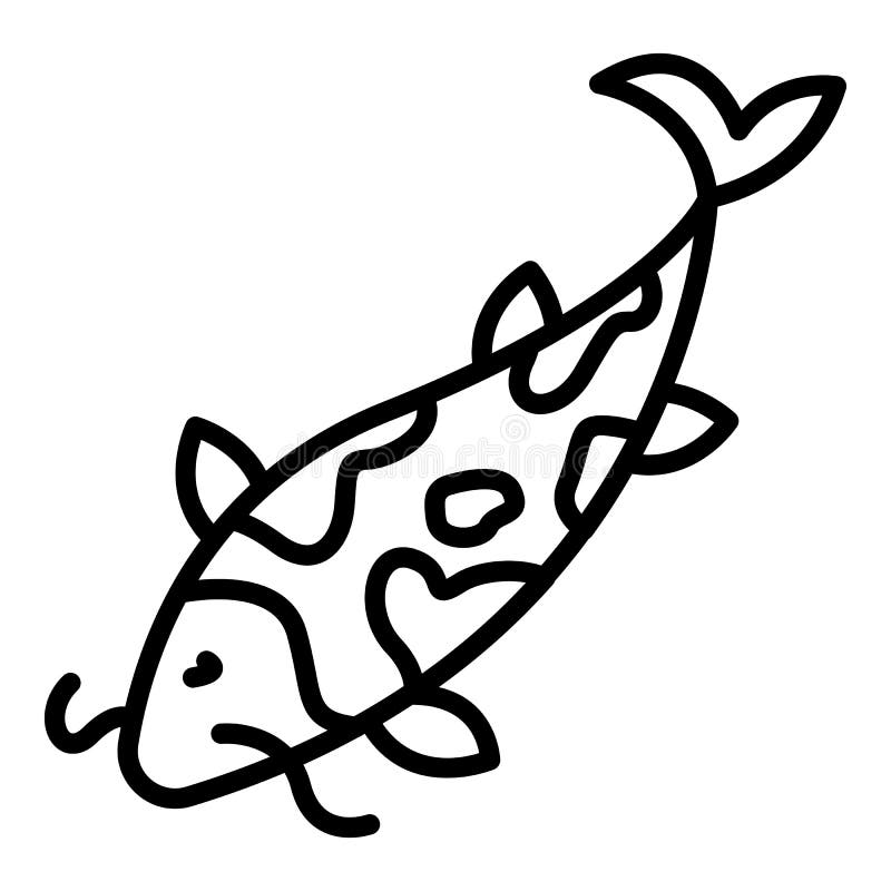 Carp Icon Simple Style Stock Illustrations – 826 Carp Icon Simple Style ...
