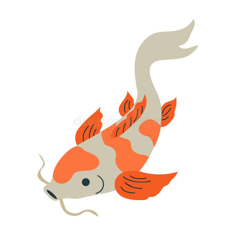 Koi Fish Icon Clipart Avatar Logotype Isolated Illustration Stock ...