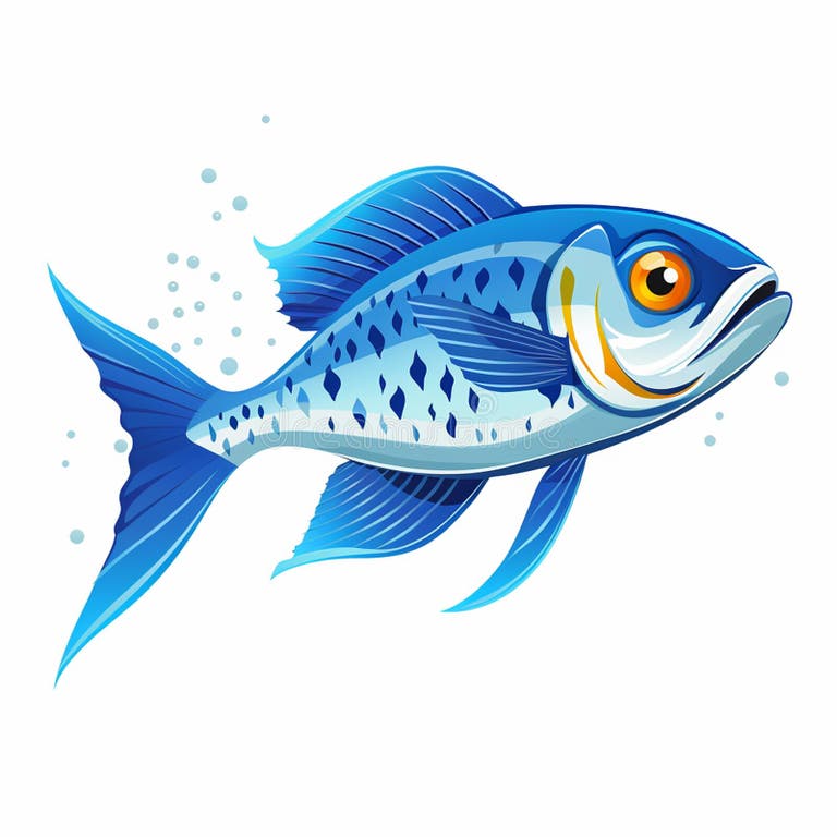 Koi Fish Illustration for Website Headers Stock Illustration ...
