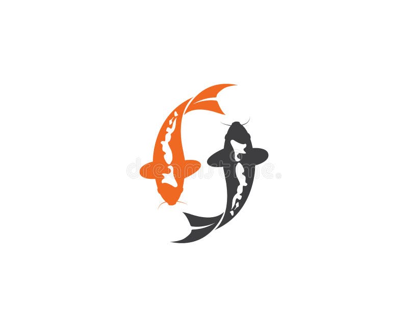 Koi fish logo vector icon stock vector. Illustration of aquarium ...