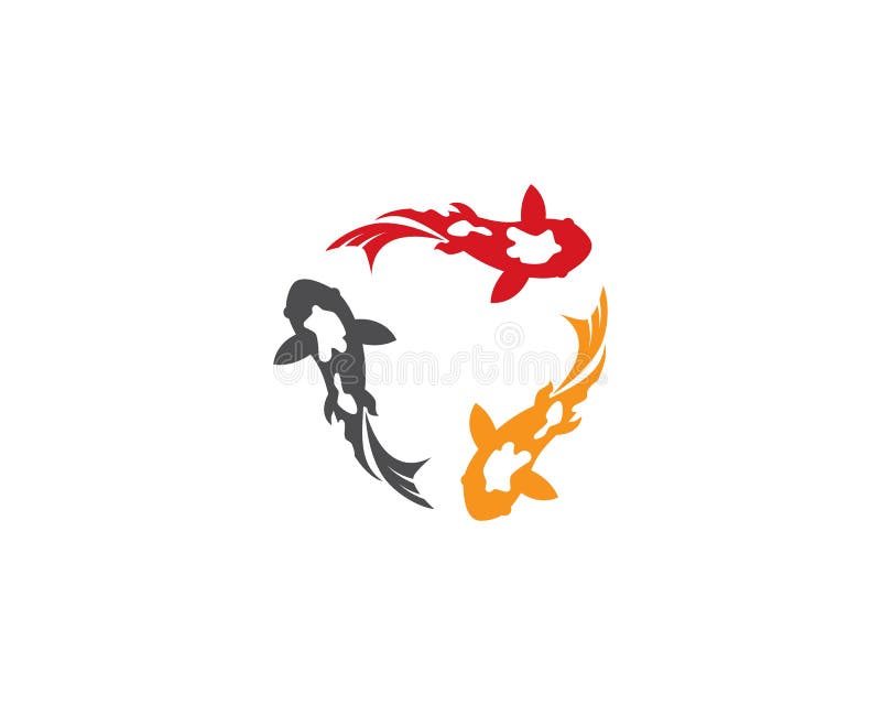 Koi fish logo vector stock vector. Illustration of japanese - 137291712