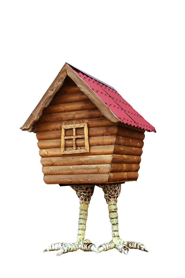 Kojan Av Sagateckenet Av Den Yaga Kvinnan Och Andra Tecknad Filmtecken ...