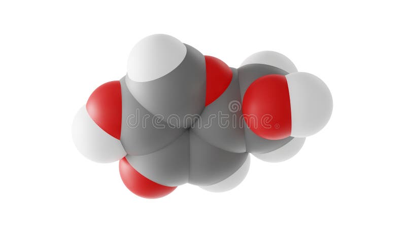 Kojic Acid Molecule, Derivative of 4-pyrone, Molecular Structure ...