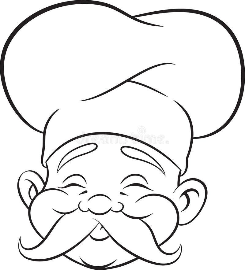 Kok vector illustratie. Illustration of wijnoogst, karakter - 41787811