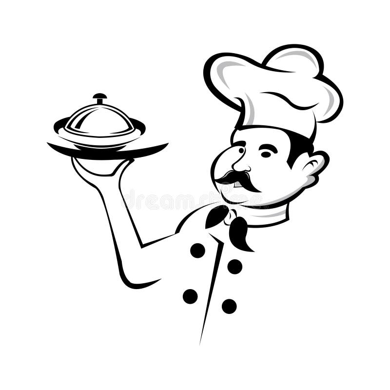 Executive Chef Clipart Black
