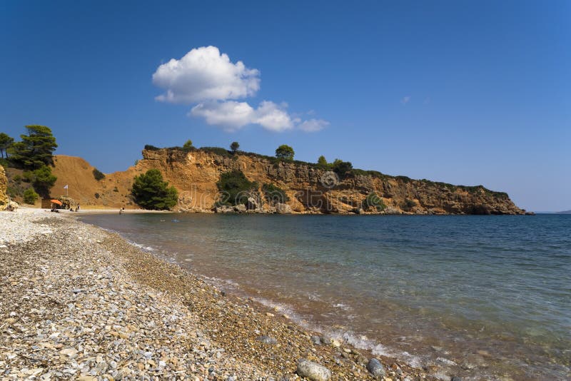 Kokino Kastro Beach stock image. Image of greek, alonissos - 23193605