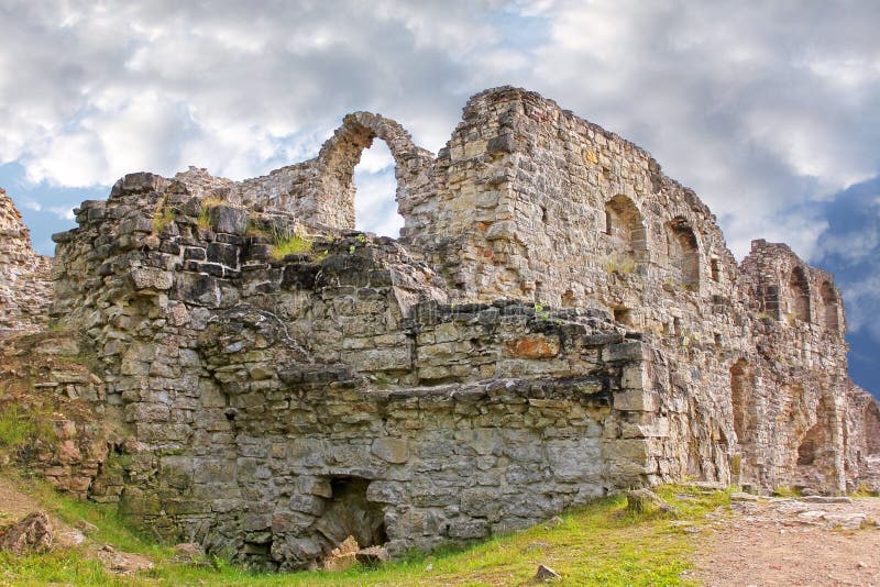 Koknese Castle in Latvia stock image. Image of medieval - 47394209
