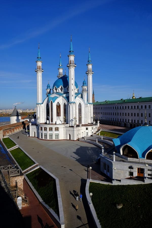 Kol Sharif, Cremlino Di Kazan, Kazan Russia Fotografia Stock - Immagine ...