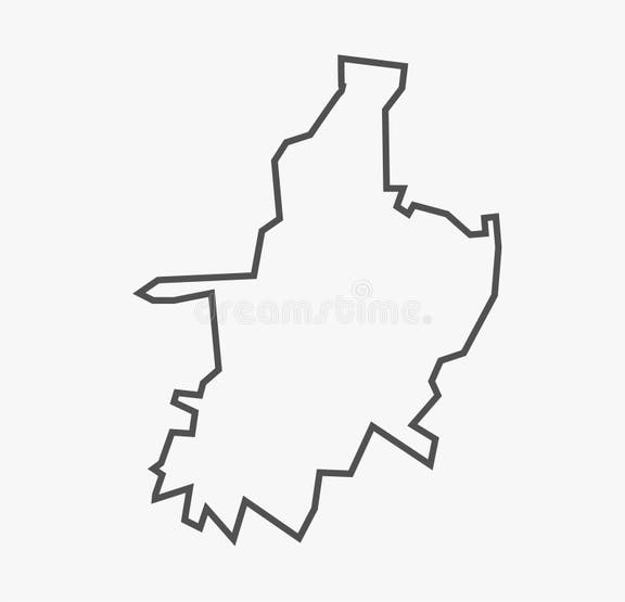 Kolar District Map Karnataka State India Stock Illustration ...