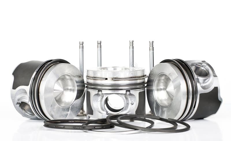 Kolben Lokalisiert Auf Weiß Stockfoto - Bild von laufwerk, chrom: 31031182