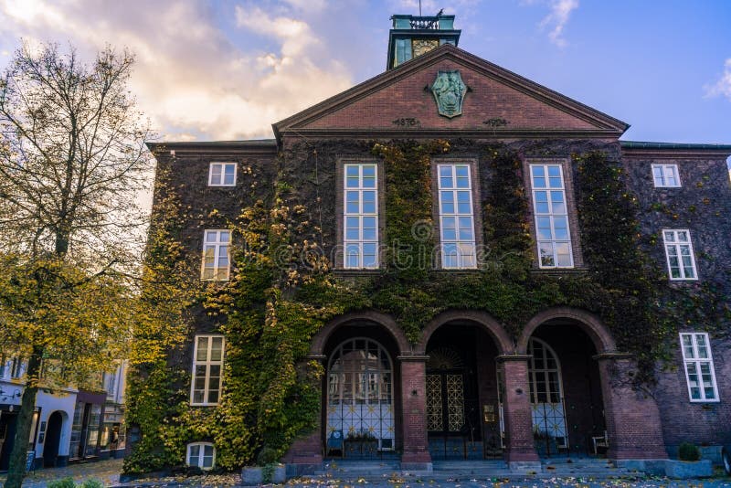 Kolding city in Denmark editorial photo. Image of denmark - 163487551