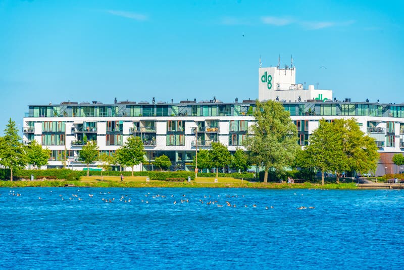 Kolding, Denmark, June 16, 2022: Library in Danish Town Kolding ...