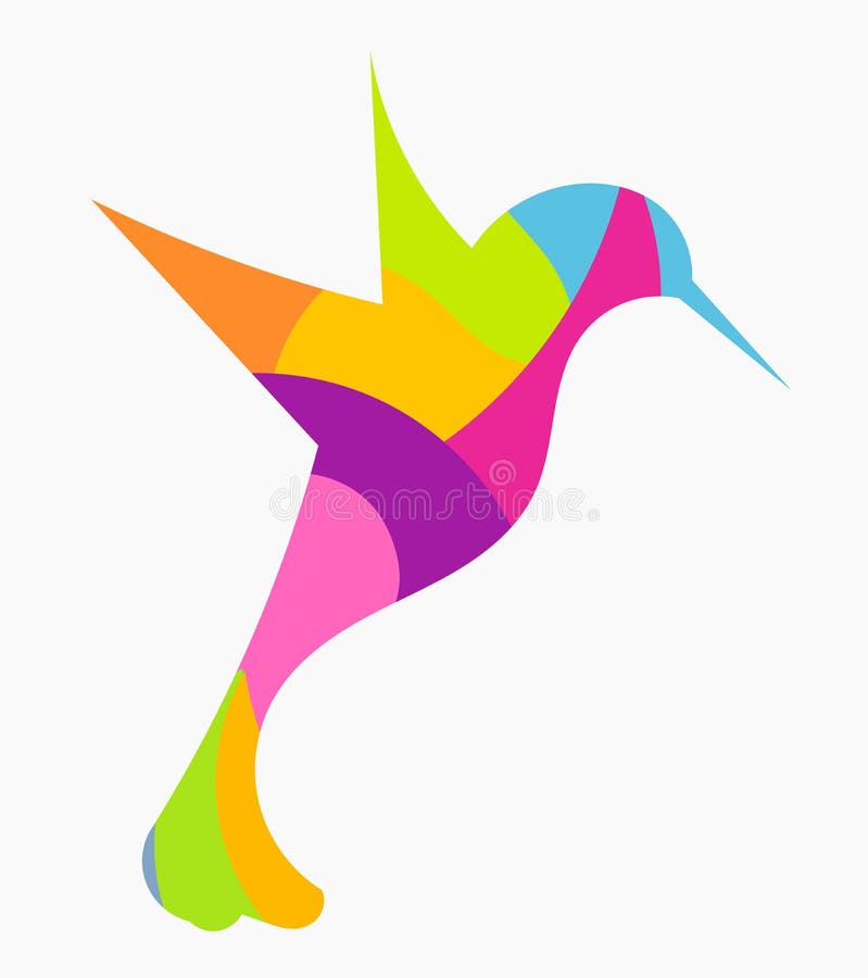 Kolibrie vector illustratie. Illustration of dier, stijl - 32771731