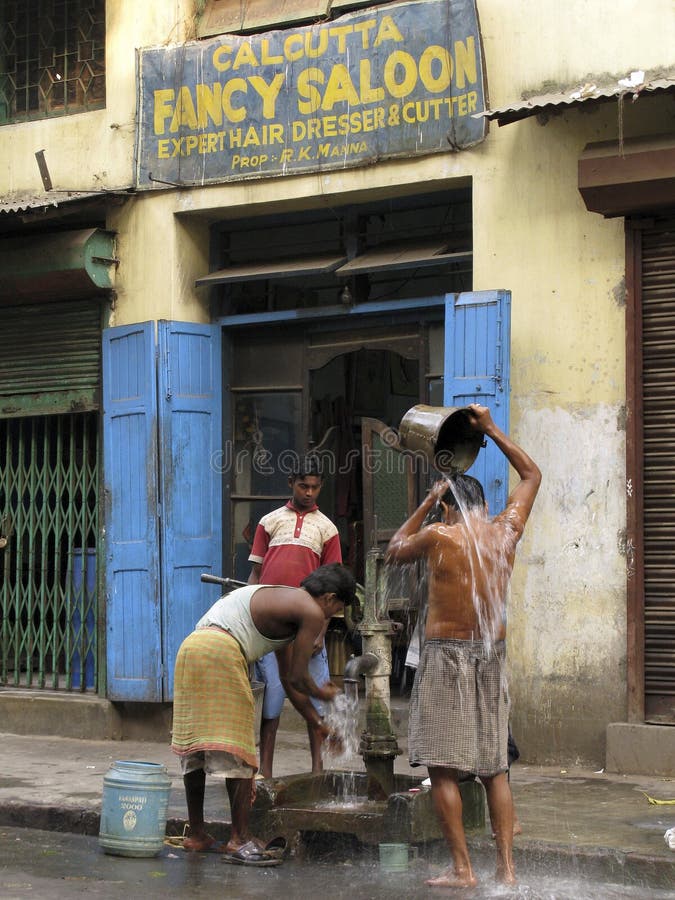 Kolkata editorial stock image. Image of street, shower - 83525129