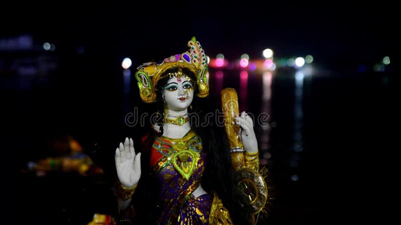 Durga Pandal Inspired by Kedarnath Temple Stock Video - Video of ...