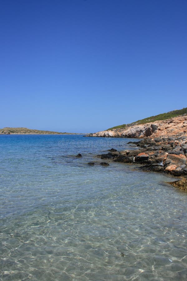 Kolokytha Bay stock image. Image of crete, view, mediterranean - 21265625