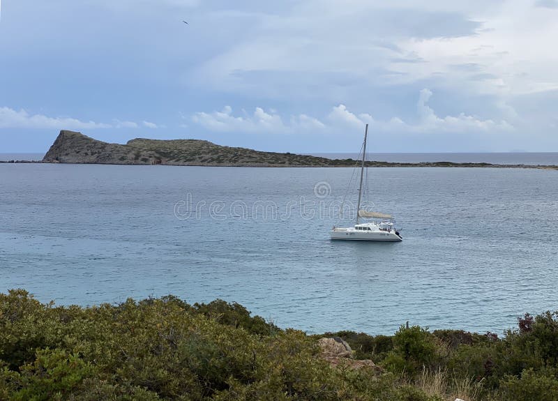 Kolokytha Coast on Crete Island Stock Image - Image of view, greece ...
