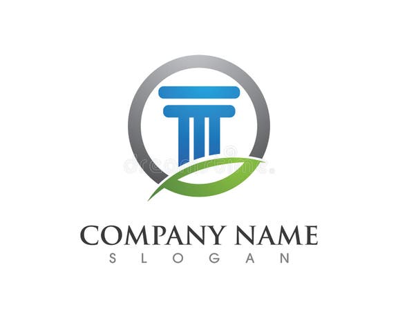 Kolom Logo Template vector illustratie. Illustration of illustratie ...