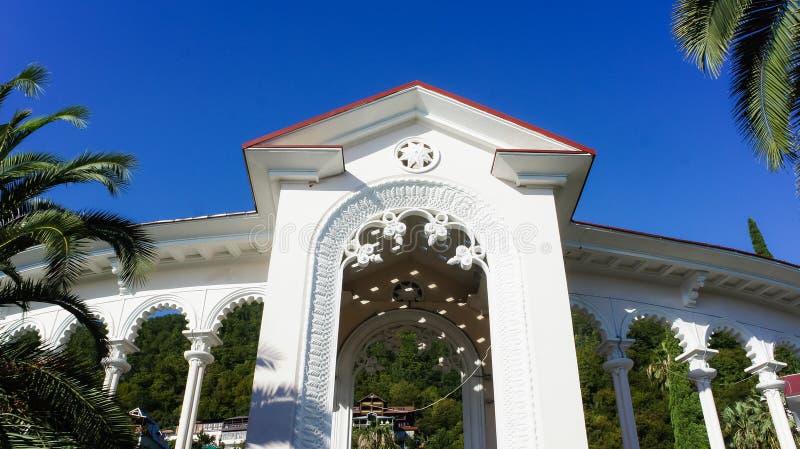 Kolonada Under the Blue Sky Stock Image - Image of blue, architecture ...