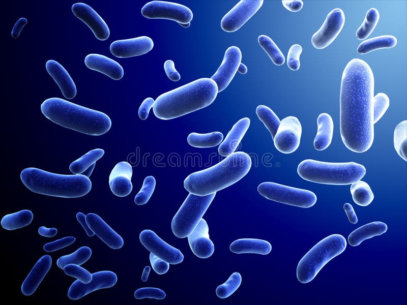 Koloni av bakterier stock illustrationer. Illustration av fara - 46333708