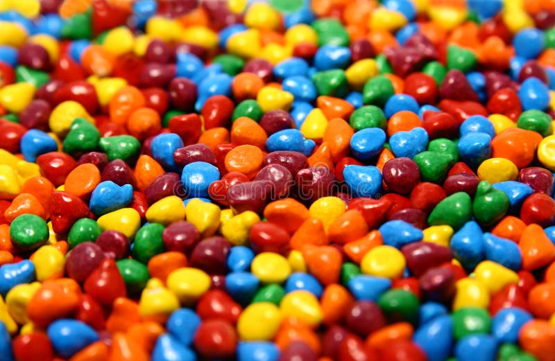 Kolorowe cukierki zdjęcie stock. Obraz złożonej z purpury - 4255732
