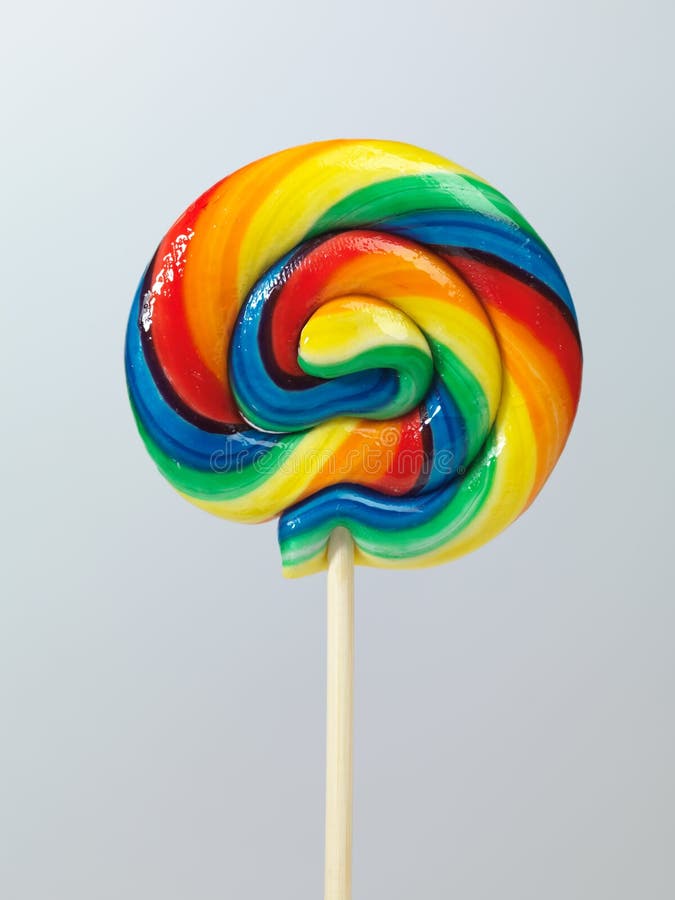 Kolorowy lizak obraz stock. Obraz złożonej z greaser - 10072383