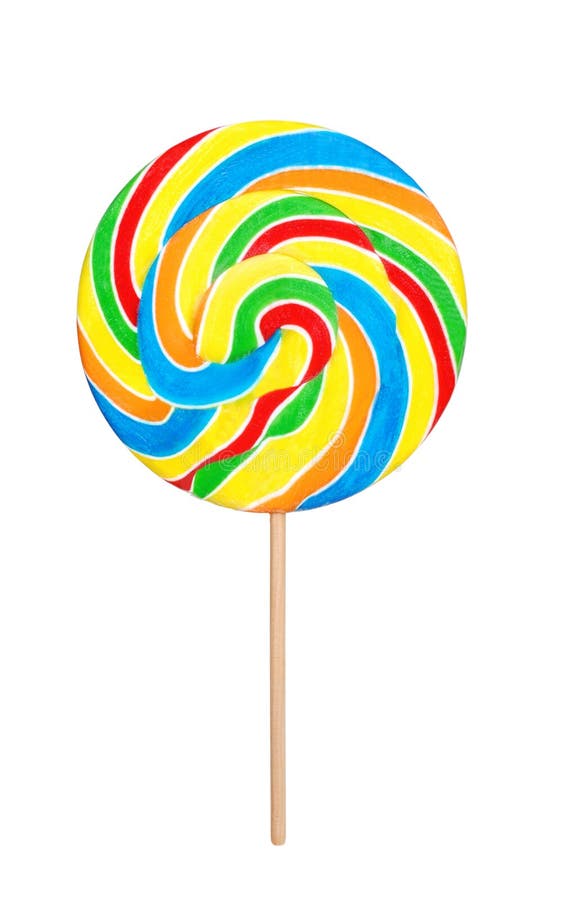 Kolorowy lizak obraz stock. Obraz złożonej z desery, smak - 12841113