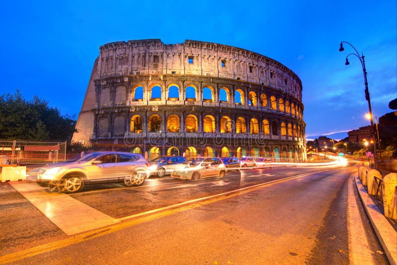 Kolosseum in Rom stockfoto. Bild von wunder, historisch - 52393444