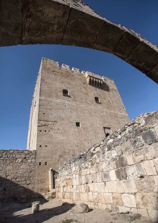 Kolossi Castle, Cyprus stock image. Image of tower, historic - 59943577