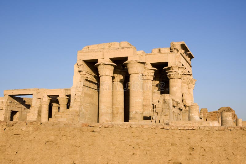 Kom Ombo, Egypt stock image. Image of egyptian, column - 17792455