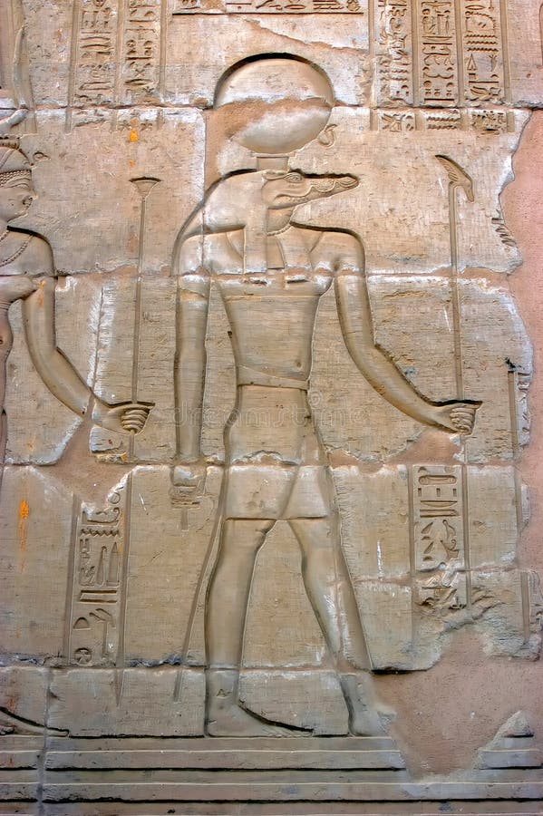 Kom Ombo, Dios Sobek Del Cocodrilo Imagen de archivo - Imagen de ...