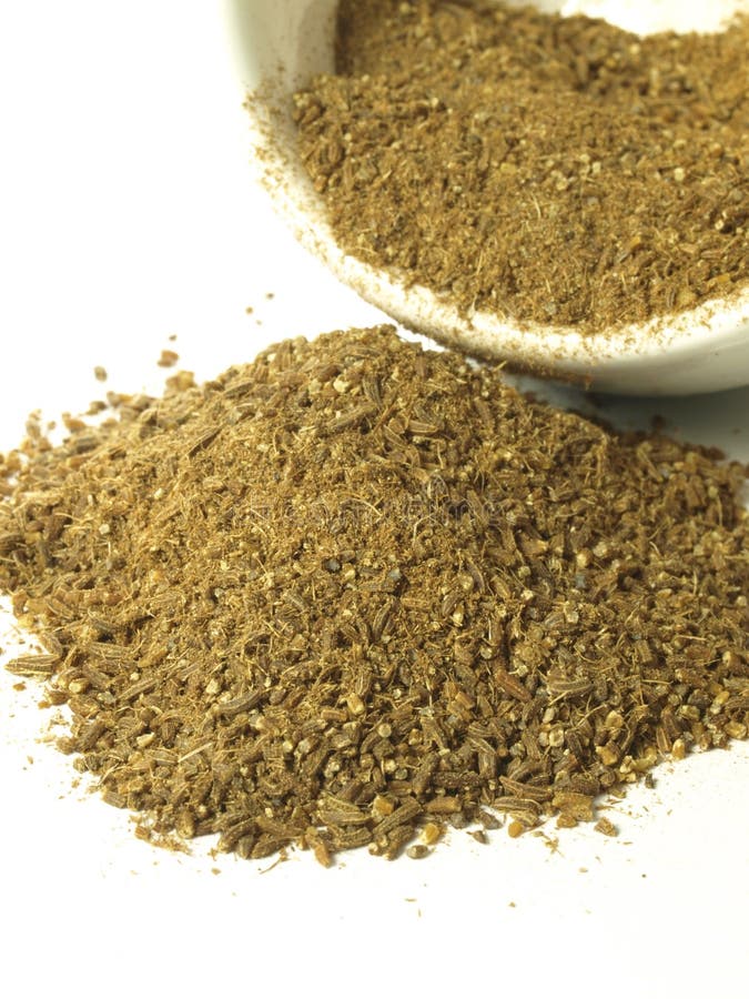 Komijnpoeder stock afbeelding. Image of ingrediënten - 54533157