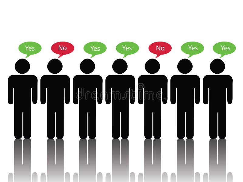 Kommer överens majoritet vektor illustrationer. Illustration av ...