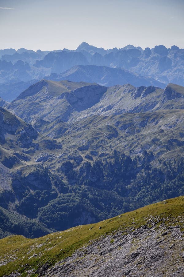 Komovi Mountain in Montenegro Stock Image - Image of mountaineering ...