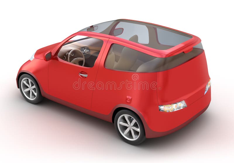 Auto Des Rotes 3d Bild. Bild: 4626793