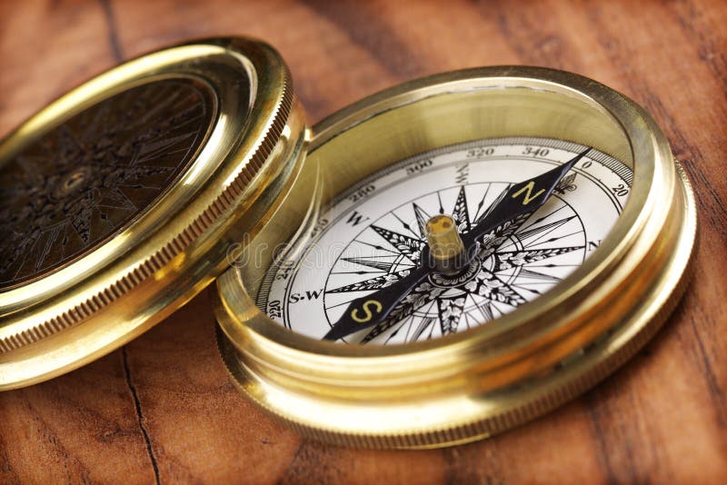 Kompass fotografering för bildbyråer. Bild av västra, semestrar - 9420447