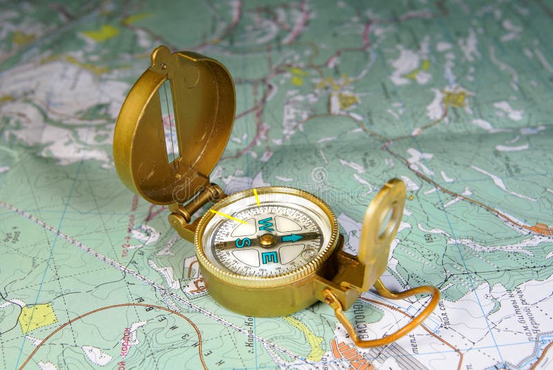 Kompass stock photo. Image of arrow, west, travel, north - 5473084