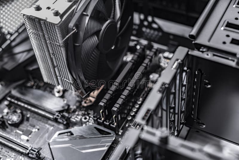 Computerkomponenten stockbild. Bild von anschluß, kommunikation - 31991047